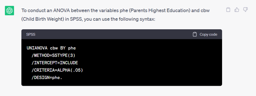 How You Can Use Chatgpt To Analyze Data In Spss Data For Development