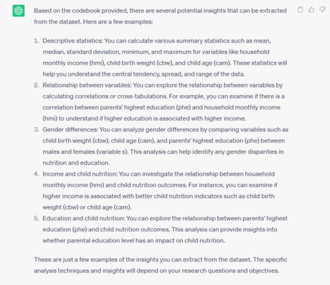 How to analyze data in STATA with the help of ChatGPT - Data For Development