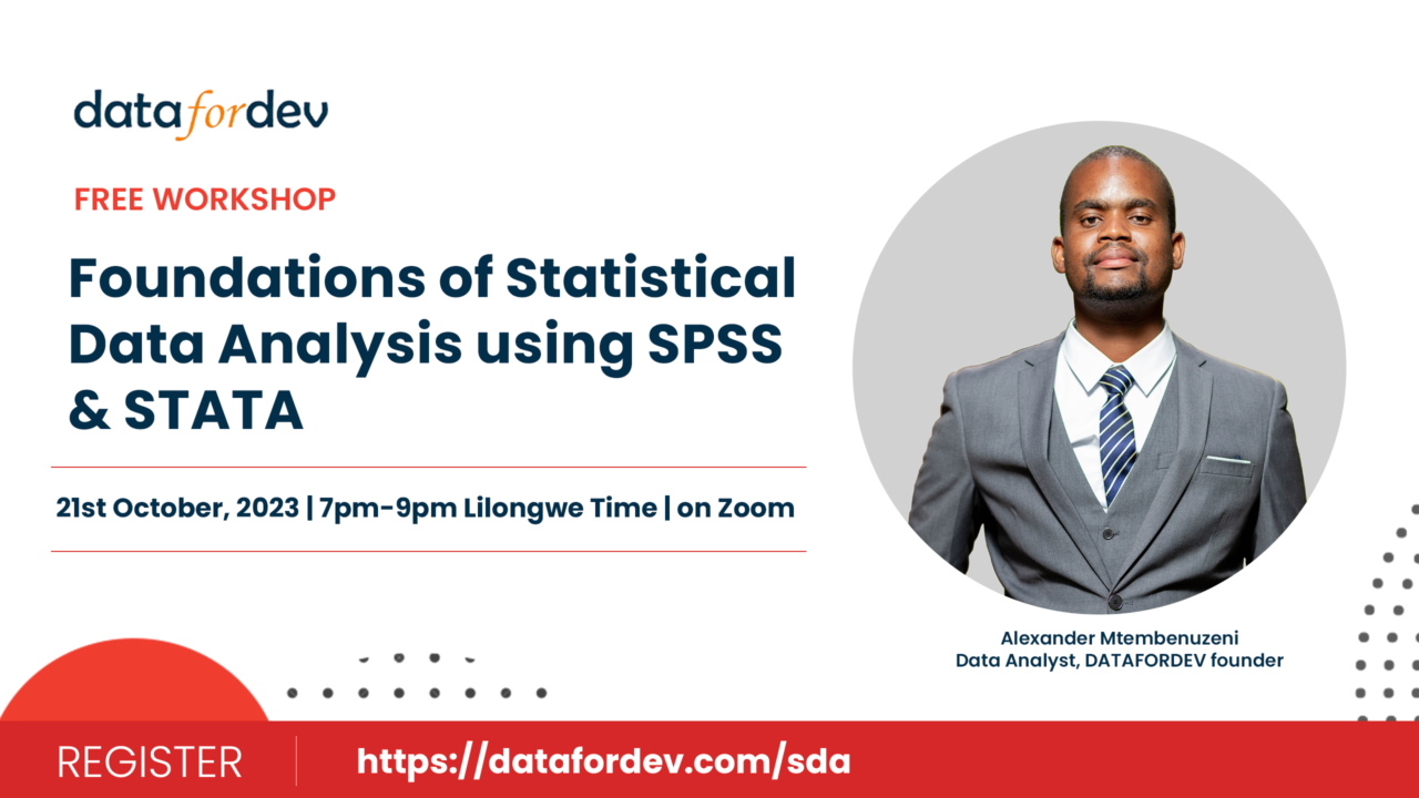 Foundations of Statistical Data Analysis using SPSS and STATA - Data For Development