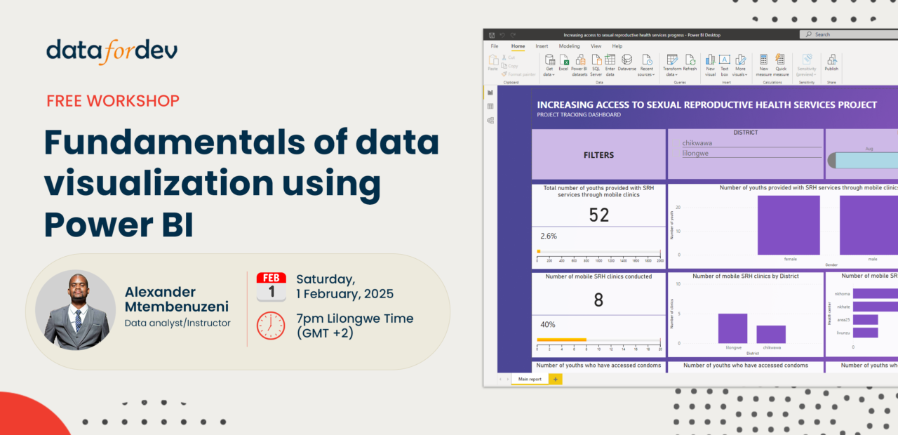 Fundamentals of data visualization using Power BI - Data For Development